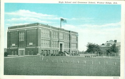Walnut Ridge, AR The High School and Grammar School | eBay