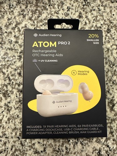 Audien ATOM PRO 2 Wireless Rechargeable OTC Hearing Aid - BRAND NEW | eBay