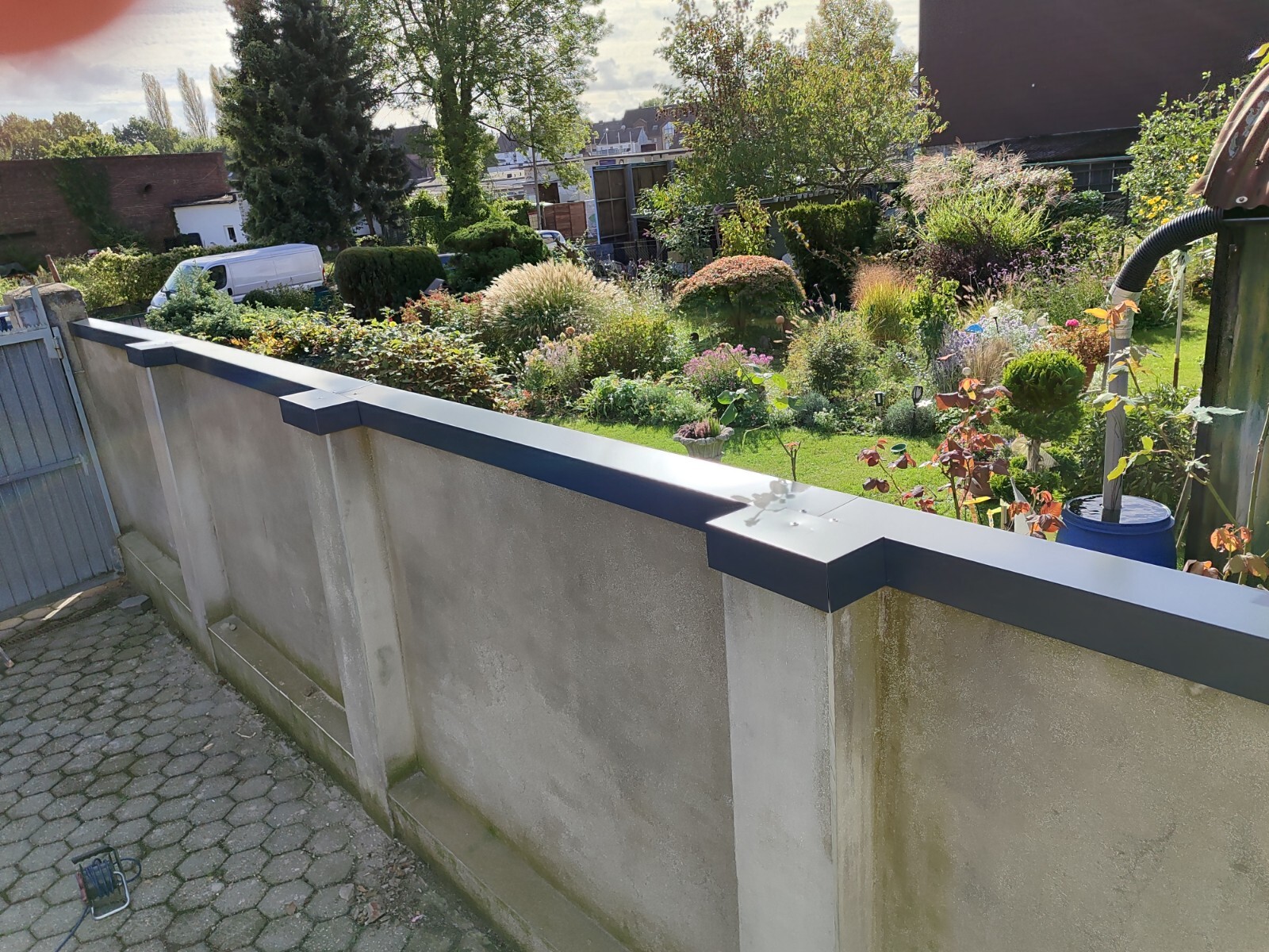 Mauerabdeckung Attikablech Mauerschutz Blech Holzabdeckblech 2 Meter ...