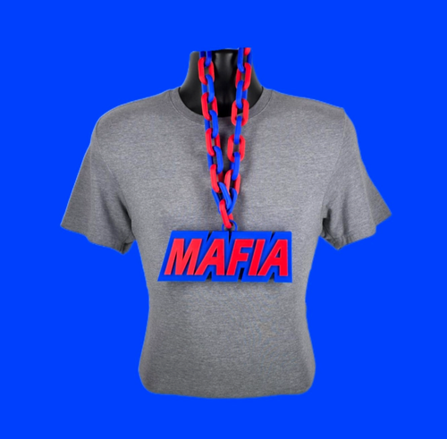 Buffalo Bills Mafia Fan Chain Pendant 5+ Necklace Colors NFL Football ...