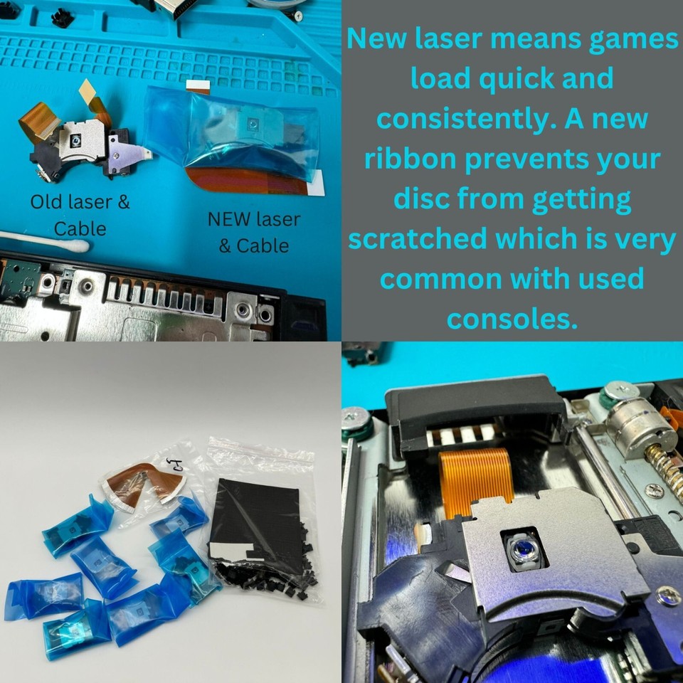 PlayStation 2 Slim Replacement Console PS2 Game System Only - Fully ...