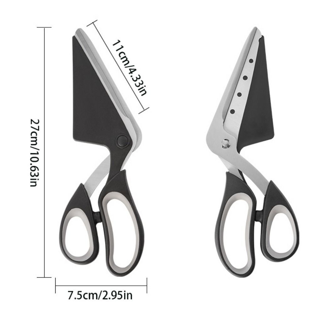 Steel Detachable Kitchen Tool Pizza Scissors Pizza Shovel Pizza Cutter ...