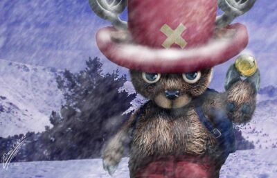 ONE PIECE tony chopper antlers backpack male focus Custom Gaming Mat ...