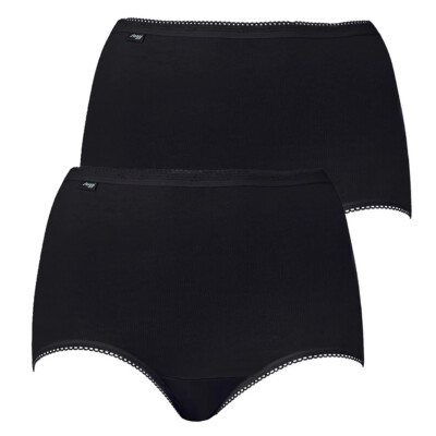 Sloggi Maxi 2-Pack 10054778 Black | eBay Australia