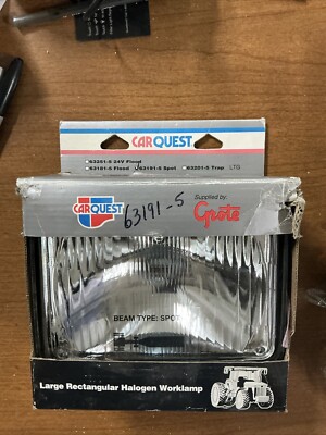 Grote 63191-5 Large Rectangular Halogen Work Lamp, Spot, Retail Pack | eBay