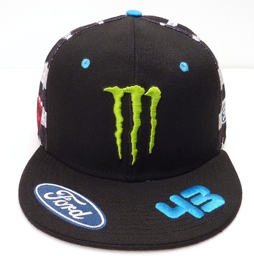 DC SHOES Hoonigan Monster Energy Flat Visor HRD Black Snapback Cap Ken ...