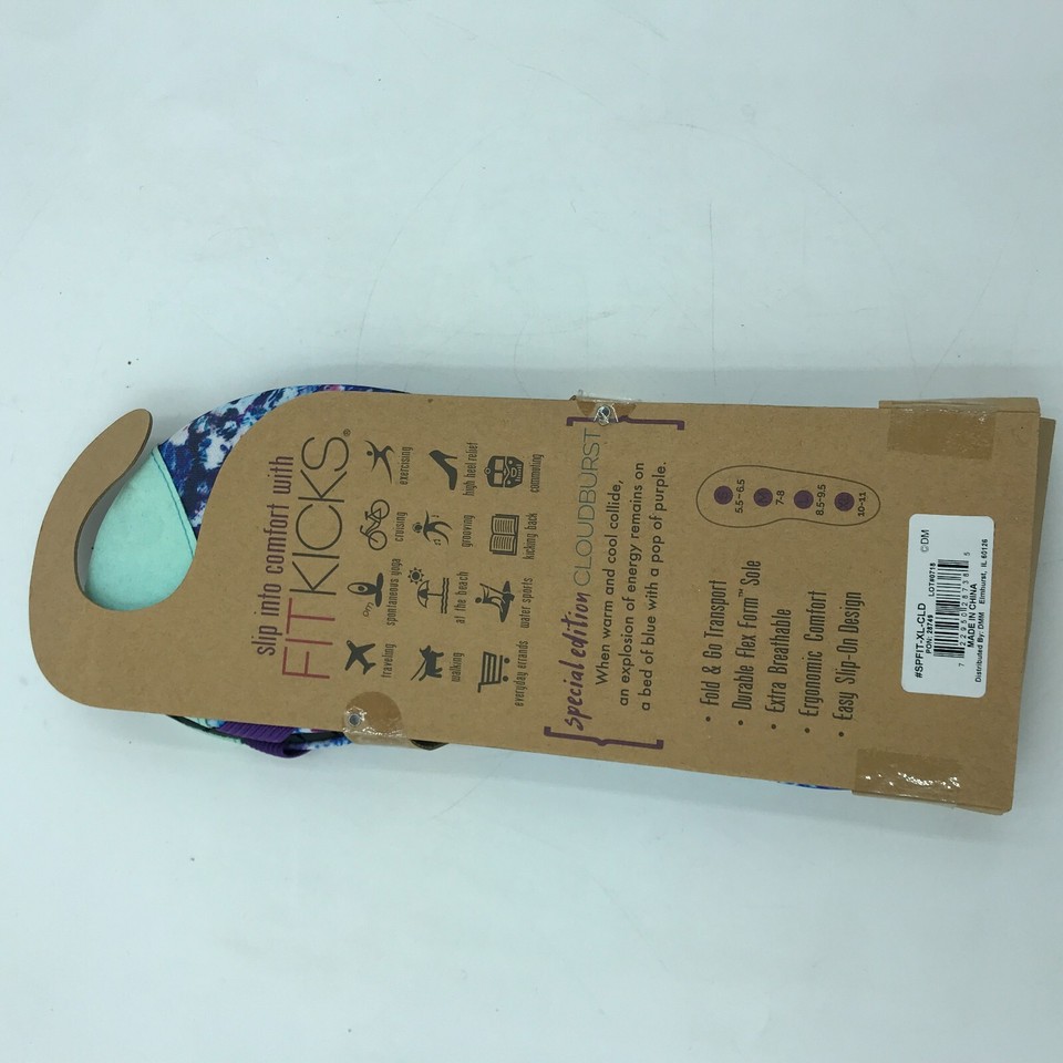 Fitkicks Women's Active footwear, Yoga, Easy fold & Go shoes PICK SIZE ...