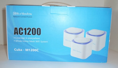 New Blue Shadow Cuka M1200C White AC1200 Wireless Whole Home Mesh Wi-Fi ...