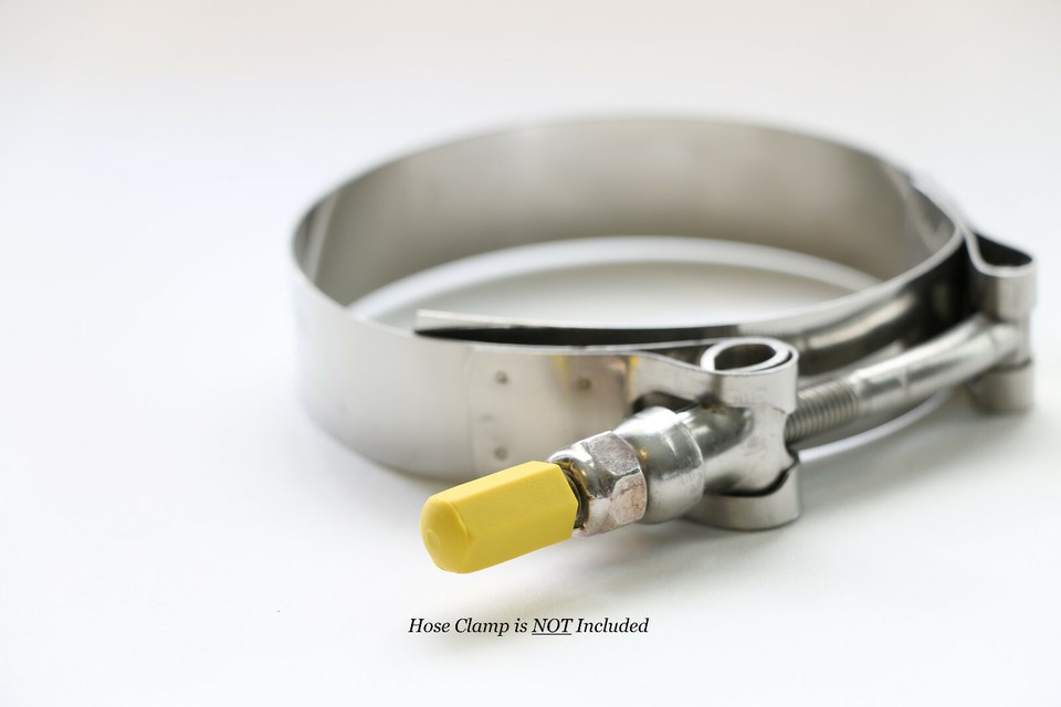 T Bolt Hose Clamp Thread Caps Yellow 1/4" Diameter Clamp-aid Covers ...