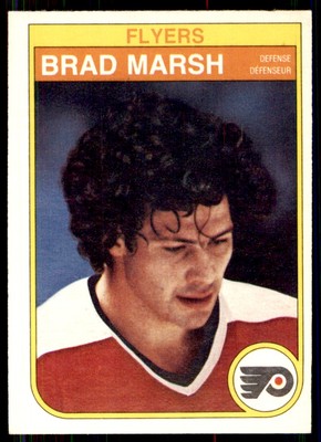 1982-83 O-Pee-Chee Brad Marsh Philadelphia Flyers #254 | eBay