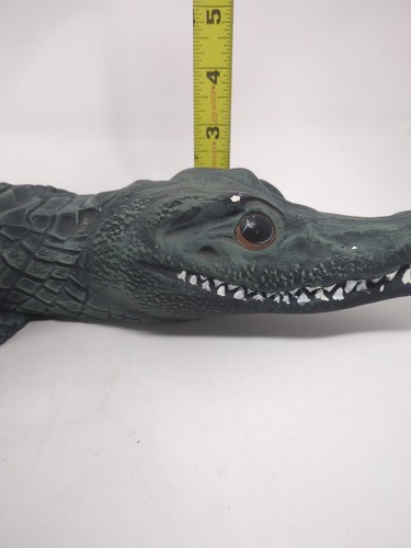 Vintage Arnels Extra Large Green Ceramic Alligator Rare 22.5" Long W ...