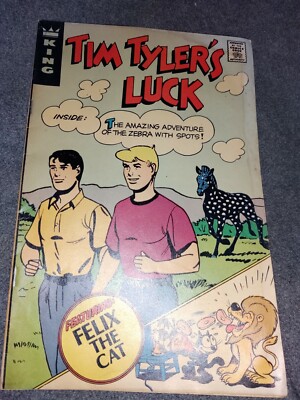 Tim Tyler's Luck # R-04 (1973) King Comics Fn-5.5 With Felix The Cat | eBay