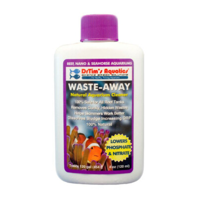 Waste-Away Natural Aquarium Cleaner for Reef Aquaria (4 oz) - Dr Tim's ...