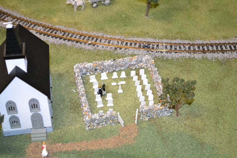 Produits MP Tombstones HO Scale 29 pcs, Diorama Pierre Tombales # H021 ...