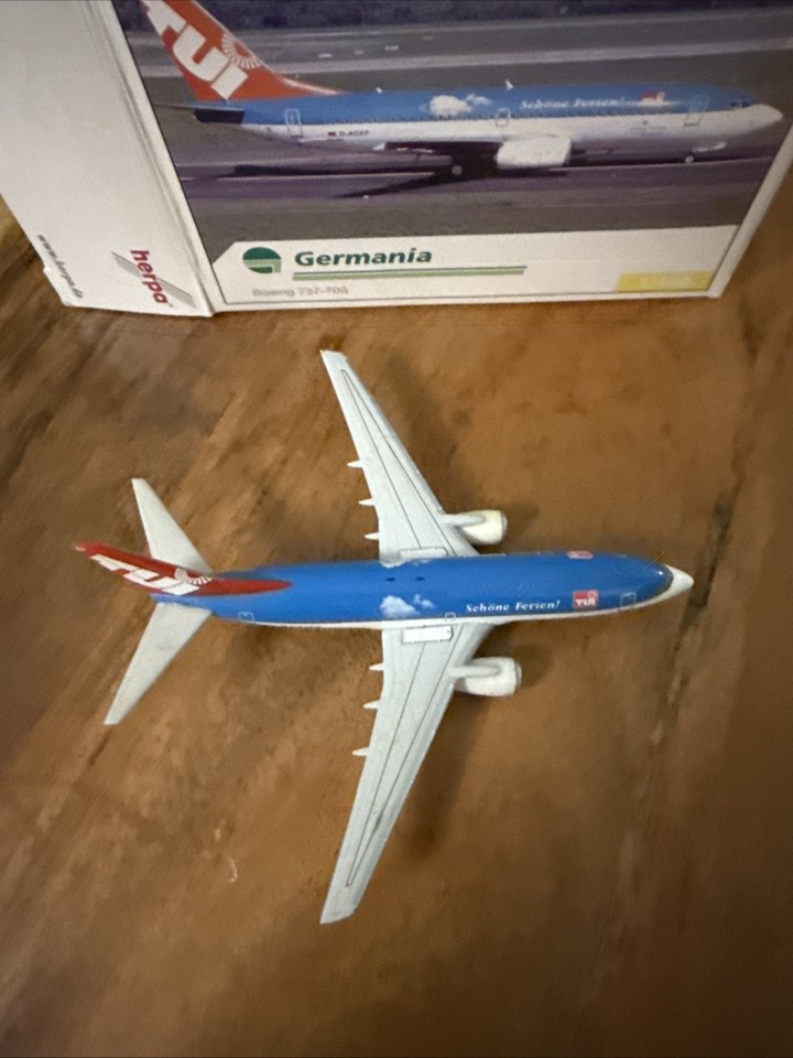 Herpa Wings Germania TUI Boeing 737-700 (560627) 1:400 Scale Diecast ...