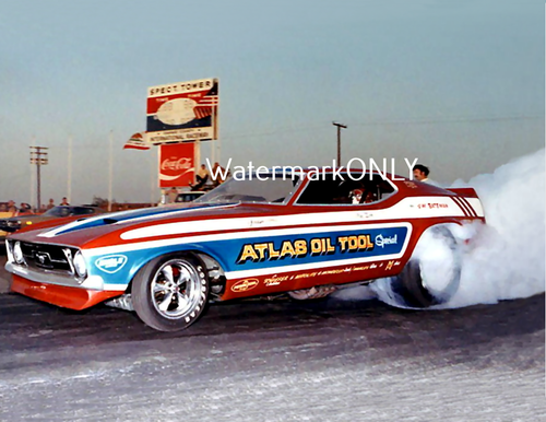 "Atlas Oil Tool Special" J.W. Bateman '71 Ford Mustang NITRO Funny Car ...