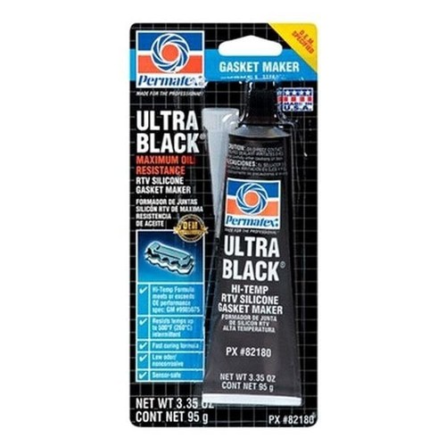 Permatex 82180 Ultra Black Maximum Oil Resistance RTV Silicone Gasket ...