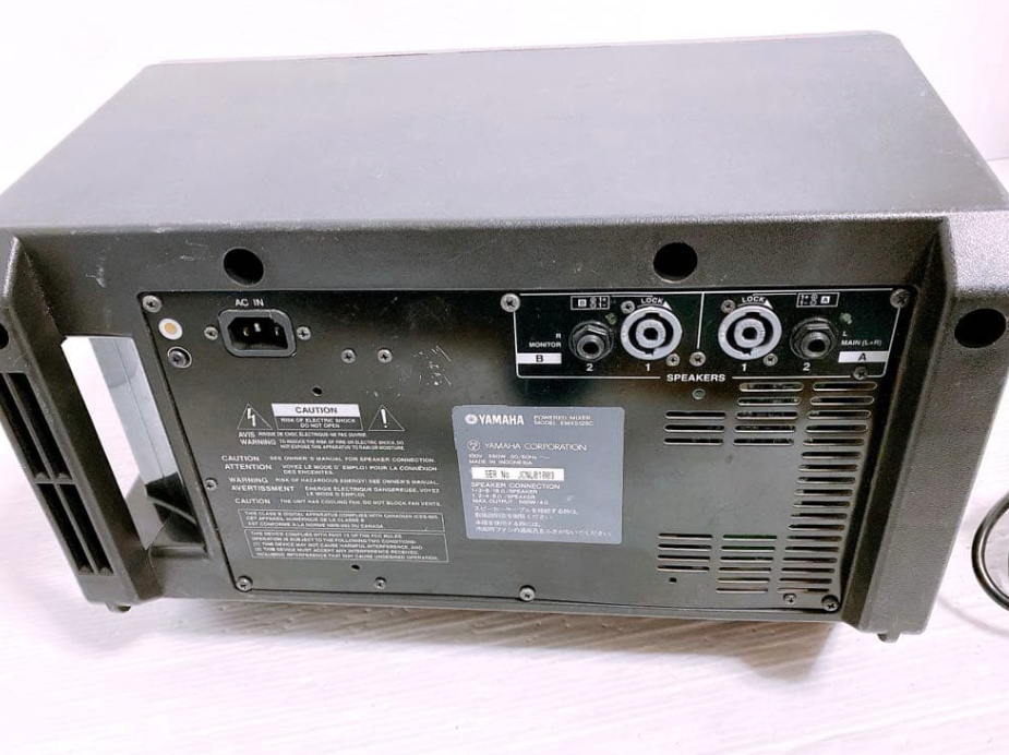 YAMAHA EMX512SC POWERED MIXER 12ch 500W+500W 4Ω AC100V 50/60Hz 550W | eBay