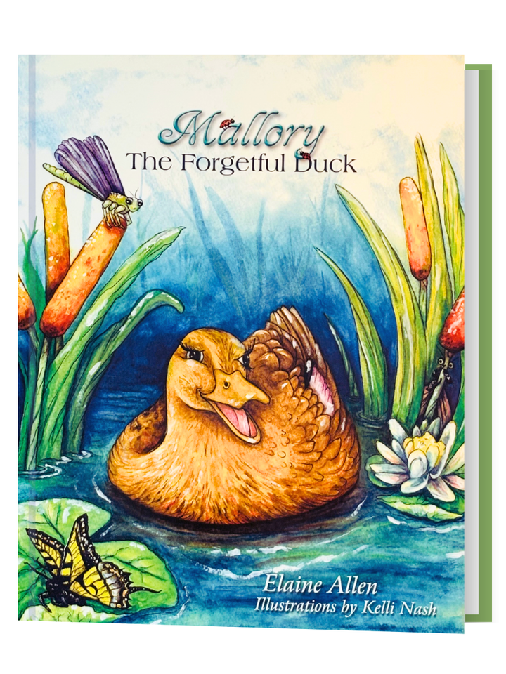 Mallory the Forgetful Duck by Elaine Allen, Hardcover w/ Plush Duck Toy ...