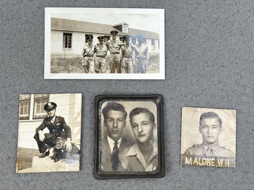 WW2 WWII US Army Air Force USAAF Photo PILOT Handsome Lot of 4 | eBay