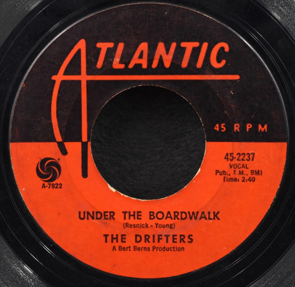 The Drifters 45 RPM "Under The Boardwalk/Don't Want To Go On" Atlantic VG+ | eBay