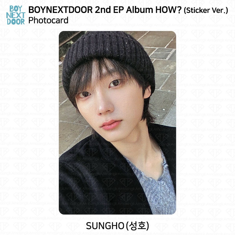 BOYNEXTDOOR 2nd EP Album HOW? Photocard Postcard Polaroid Meme Card ...