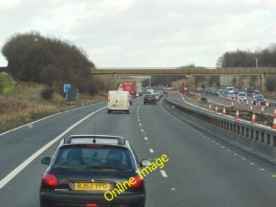 Photo 6x4 The M1 northbound towards junction 30 Staveley/SK4374 c2013 ...
