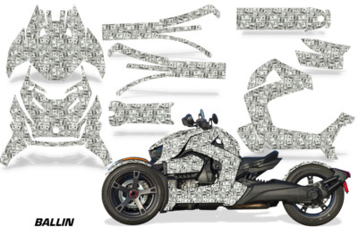 Graphic Stickers Decals for Can-Am Ryker Rally 2022 & Up Ballin' | eBay