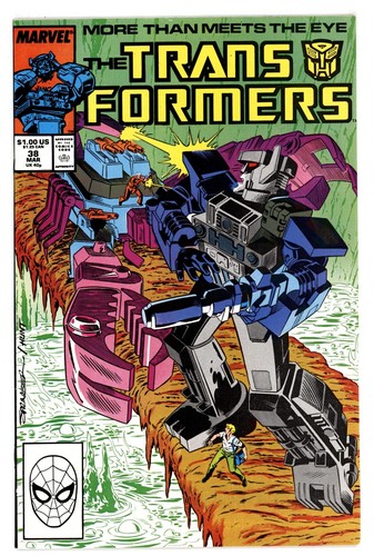 Transformers #38 VF+ 8.5 1987 Frank Springer Cover | eBay