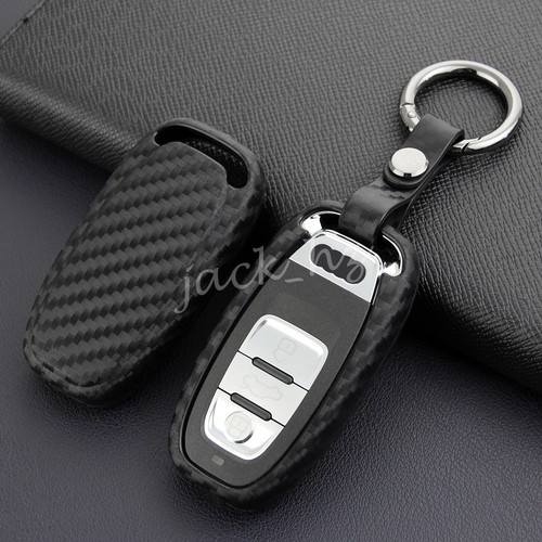 Key Fob Chain Case Cover Accessories For Audi A4 B8 A5 A6 A7 A8 Q5 ...