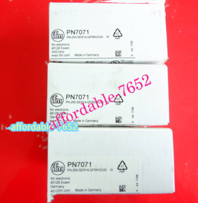 PN7071 PN-250-SER14-QFRKG/US/ /V IFM Pressure Sensor New fast shipping ...