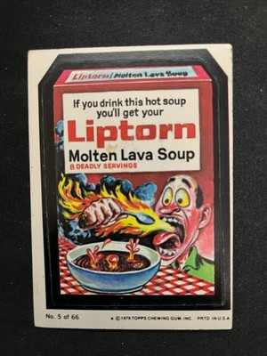1979 Topps Wacky Packages Rerun Series #1 #5 Liptorn Soup Ex | eBay
