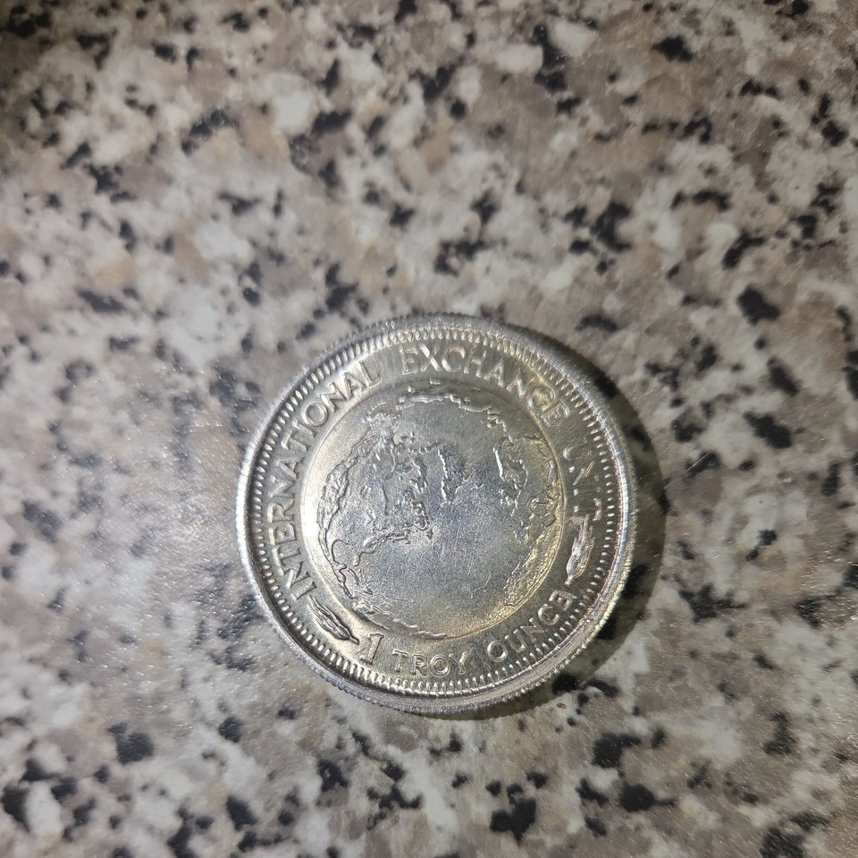 Common Wealth International Exchange Unit 999 Silver 1 oz Medal Round ...