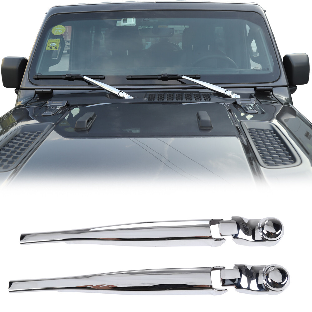 For 18+Jeep Wrangler JL JT Exterior Windshield Rain Wiper Decoration ...