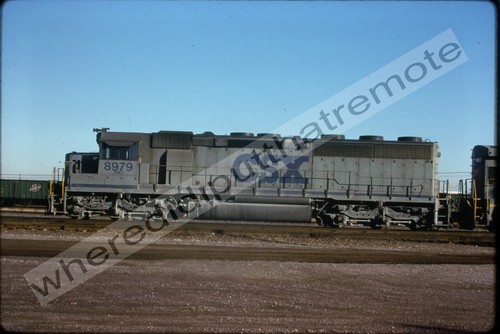 Original Slide CSX Transportation No. 8979 EMD SD45-2 1-1989 Proviso ILL | eBay