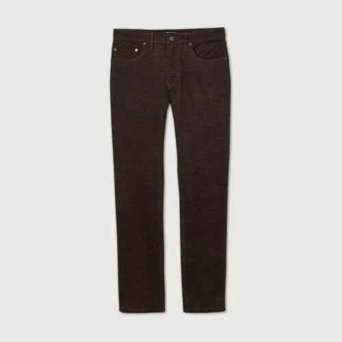 Goodfellow & Co Corduroy 5-pocket Pants Slim Fit Stretch Dark Brown ...
