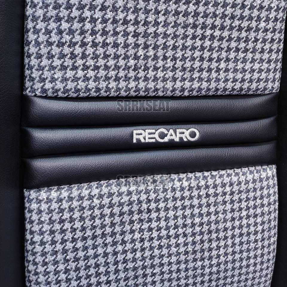 【1 PAIR】AUTHENTIC RECARO LSB BLACK HOUNDTOOTH | eBay