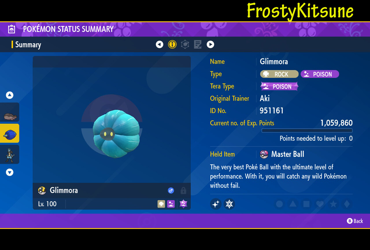 6IV Glimmora / Glimmet Shiny & Non-Shiny Pokemon Scarlet & Violet | eBay