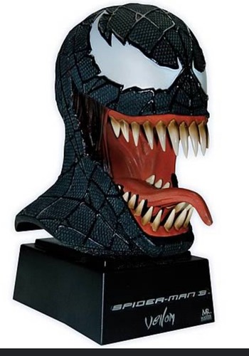Master Replicas MR Venom Mask Scaled Replica Complete (Spider-Man 3) | eBay