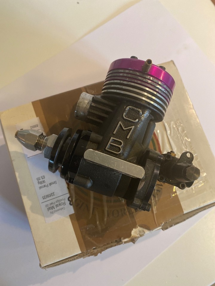 CMB 67Evo purple head nitro racing engine. Model boats nitro boats boat ...