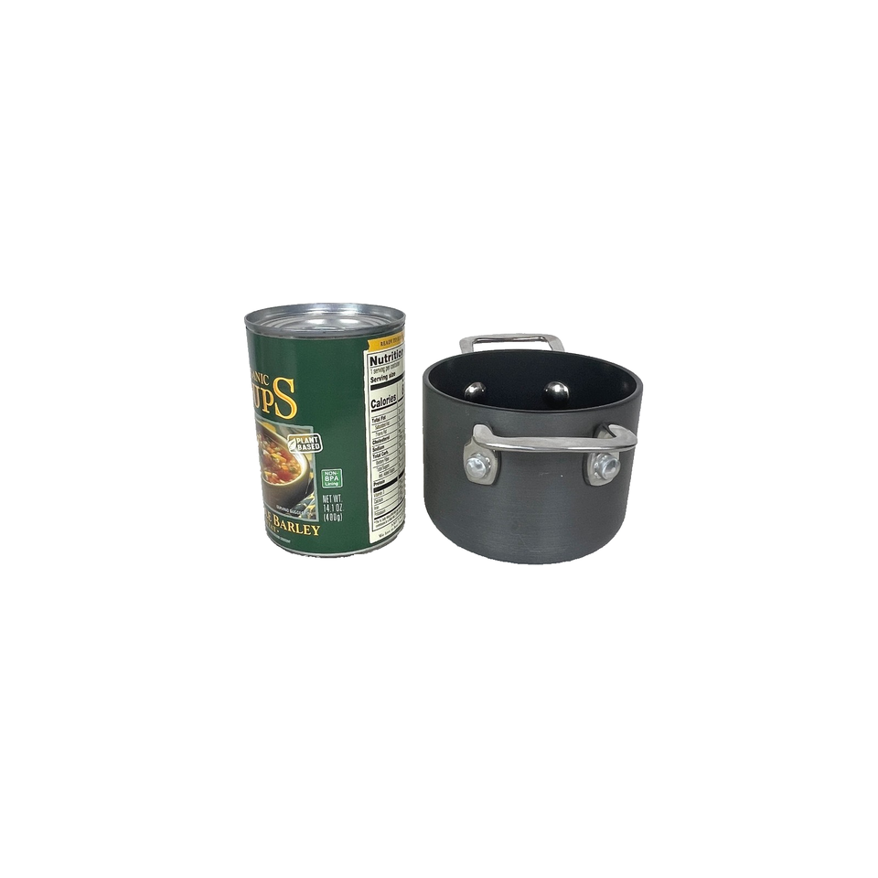Cook’s Essentials Set of 4 Mini Pots Hard-Anodized Non-Stick (5/8 Qt ...