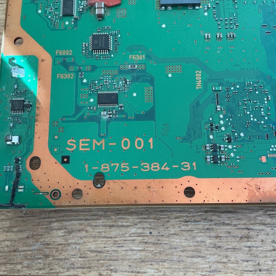 Genuine Sony PlayStation 3 PS3 Motherboard. CECH-G03. SEM-001. F/w 4.80 ...