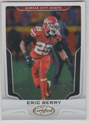 2017 Certified #33 Eric Berry Kansas City Chiefs Tennessee HOF 2024? | eBay