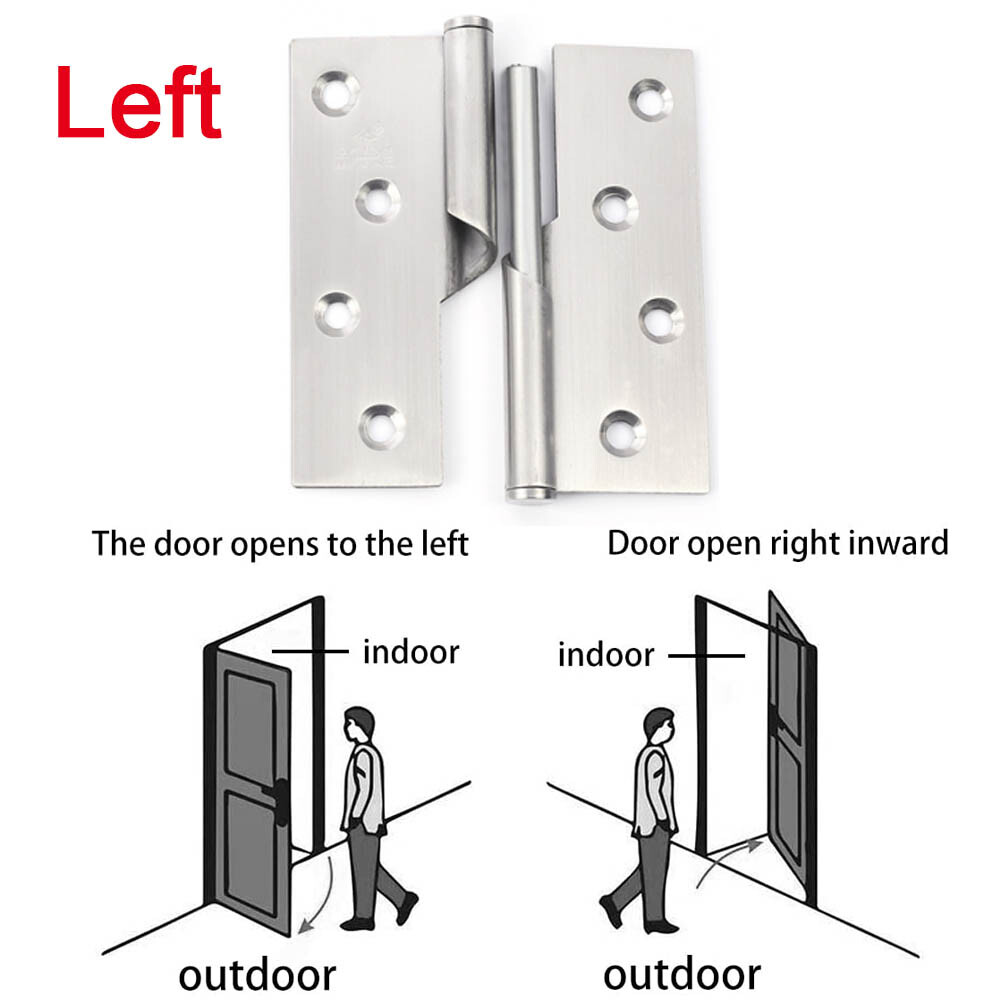 4X RIGHT or LEFT 3" 75MM STAINLESS STEEL RISING DOOR BUTT HINGES UK | eBay