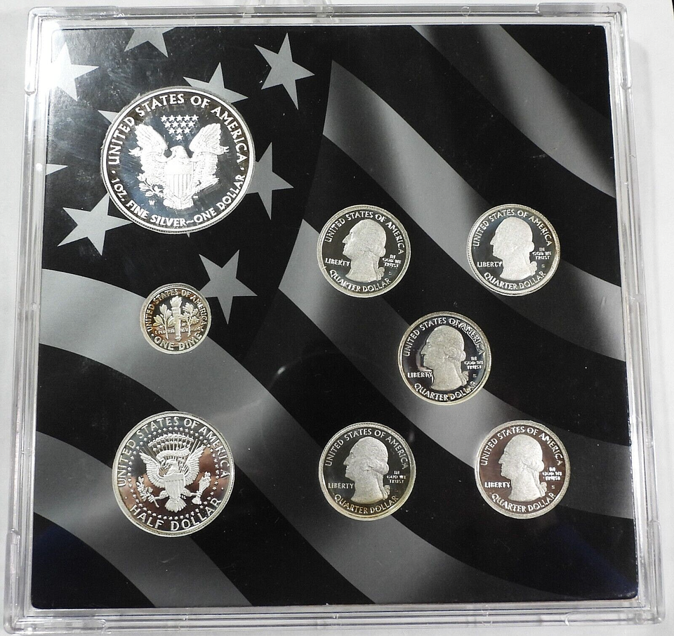 2012 US Mint Limited Edition Silver Proof Set with Toning on edge of ...