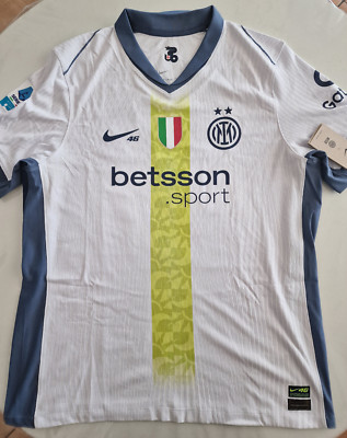 Nike Inter Match Jersey Shirt Away VR46 Valentino Rossi Lautaro 10 XL ...