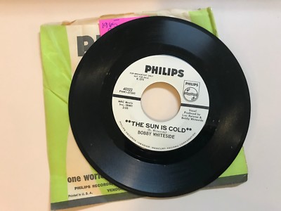 ROCK 45 RPM RECORD - BOBBY WHITESIDE - PHILIPS 20322 | eBay