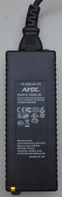 AMX PS-POE-AF-TC Power Over Ethernet Injector | eBay