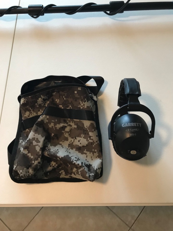 Garrett Vortex VX9 Metal Detector detector with Zynk MC-3 Wireless Headphones | eBay