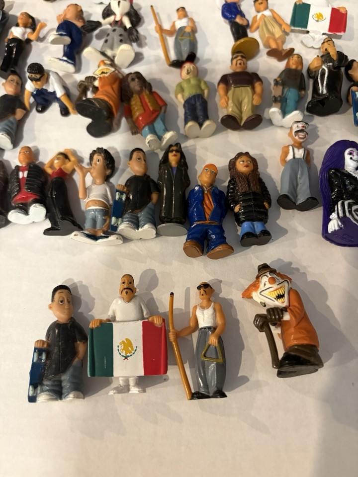 Lot of 43 vintage Little Homies Figures Various Mixed Characters - Lil ...